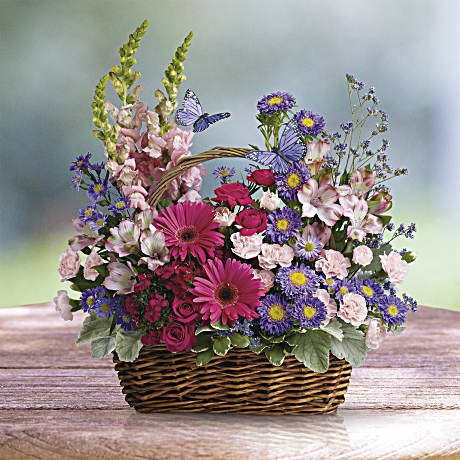 Country Basket Blooms - Teleflora